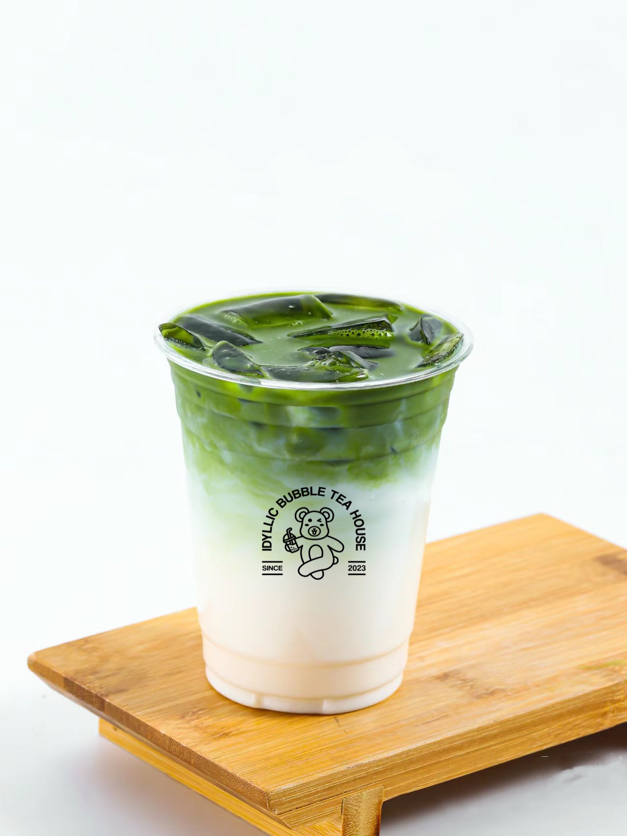 Vanilla Matcha Latte - Idyllic Bubble Tea
